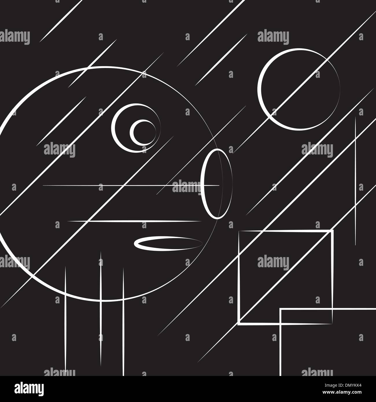 Oblique head Stock Vector Images - Alamy