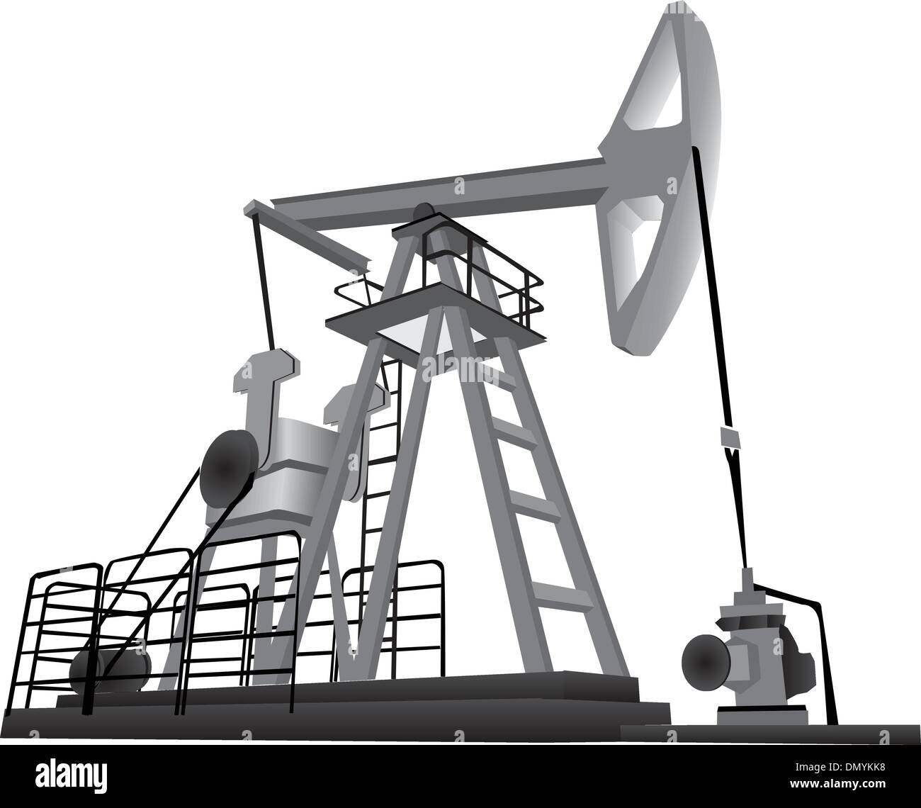 Oil pump vector vectors hi-res stock photography and images - Alamy