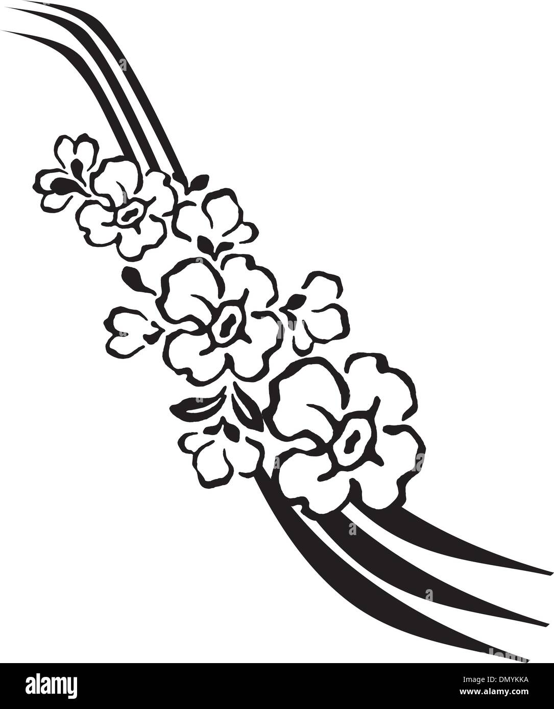 The language of flowers Stock Vector Images - Alamy