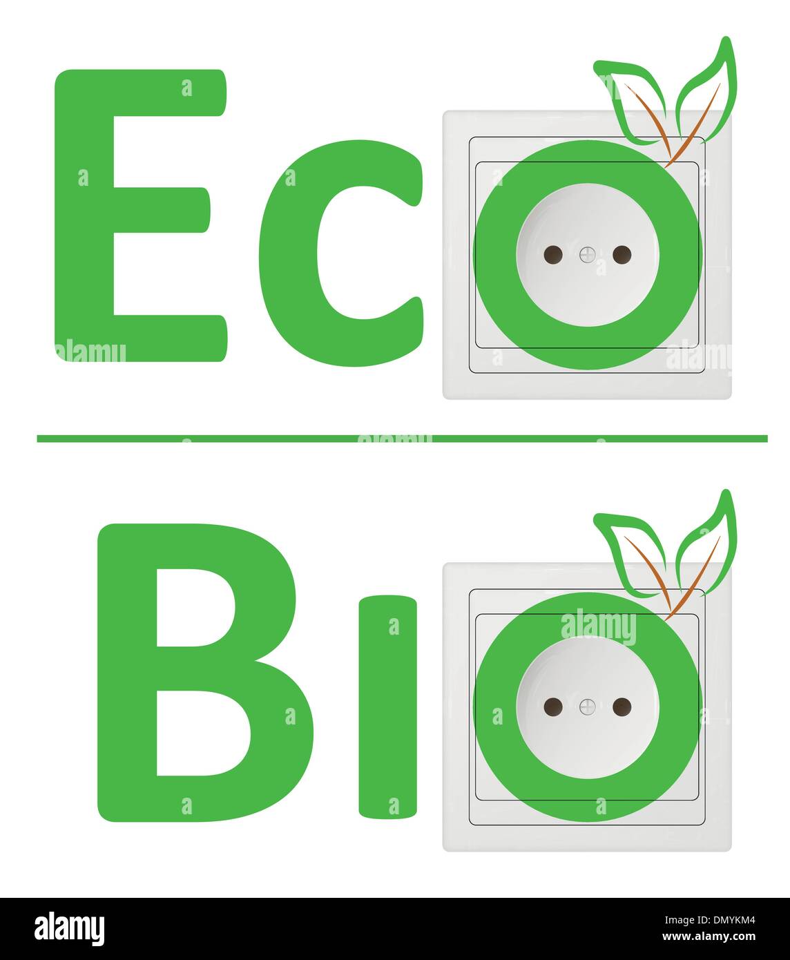 ecological concept, symbolizing bio energy Stock Vector Image & Art - Alamy