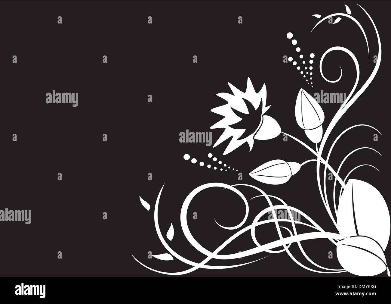 Black white image corner Stock Vector Images - Alamy