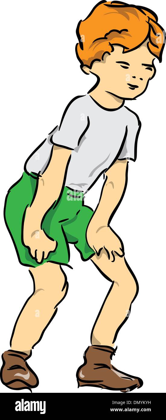 The red boy Stock Vector Images - Alamy