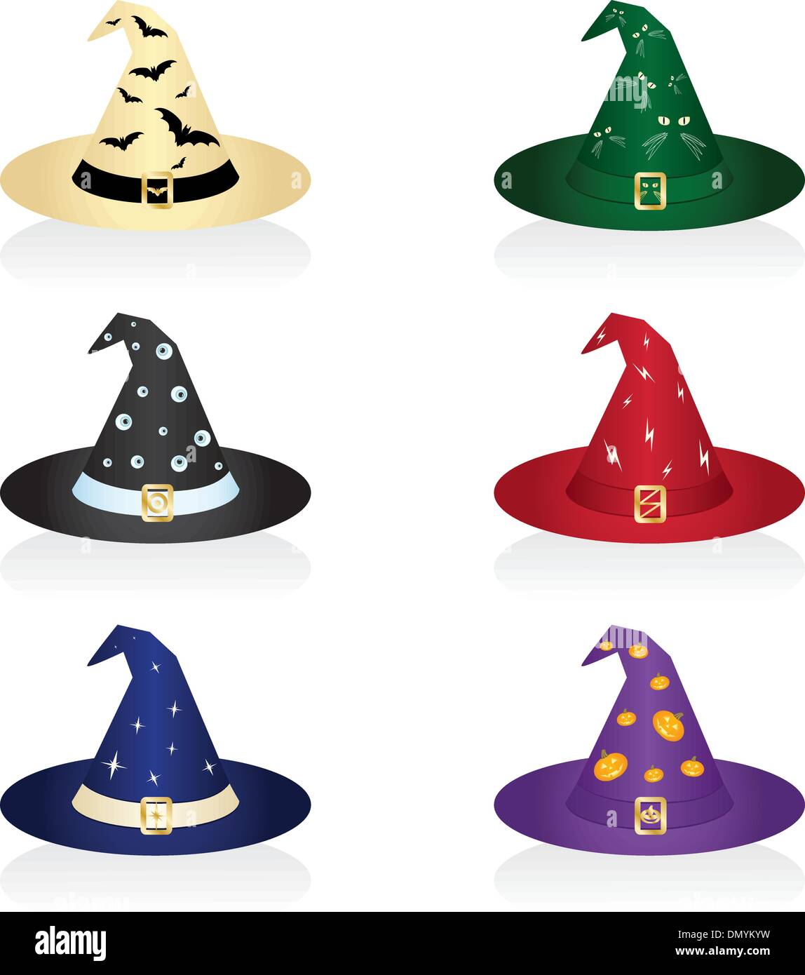 Halloween witch's hat Stock Vector Images - Alamy
