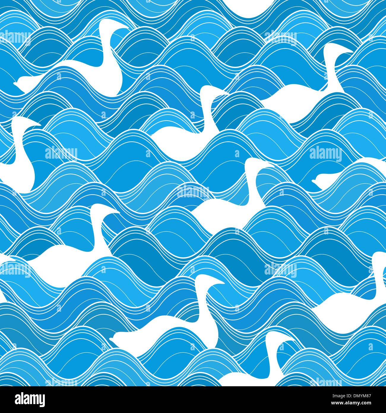 Repeating waves Stock Vector Images - Alamy