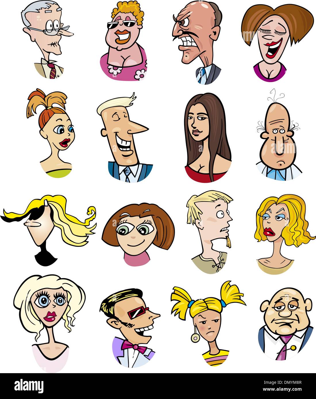 Man confused woman angry Stock Vector Images - Alamy