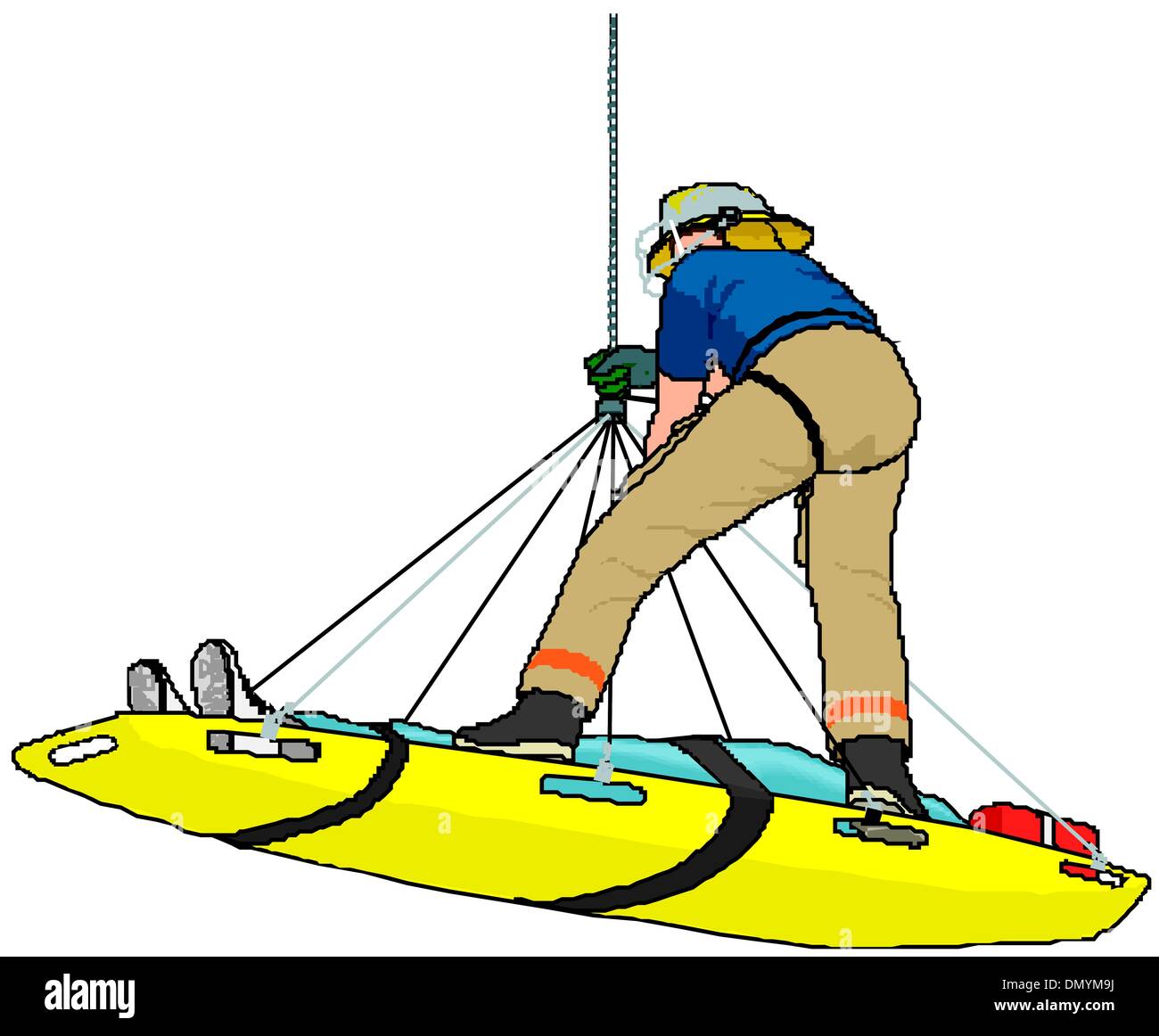 Firefighter helmet vector vectors Cut Out Stock Images & Pictures - Alamy