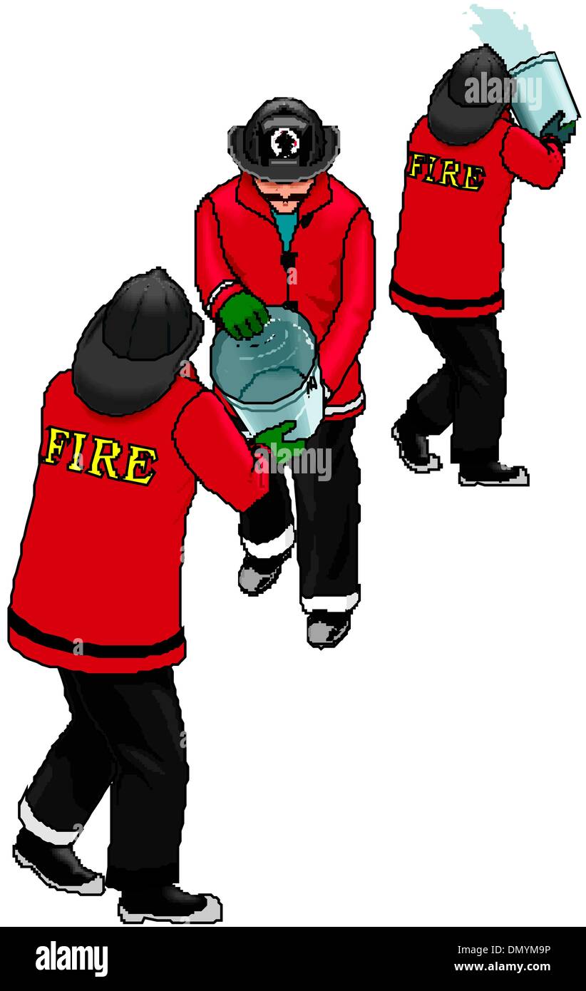 Firefighters help Stock Vector Images - Alamy