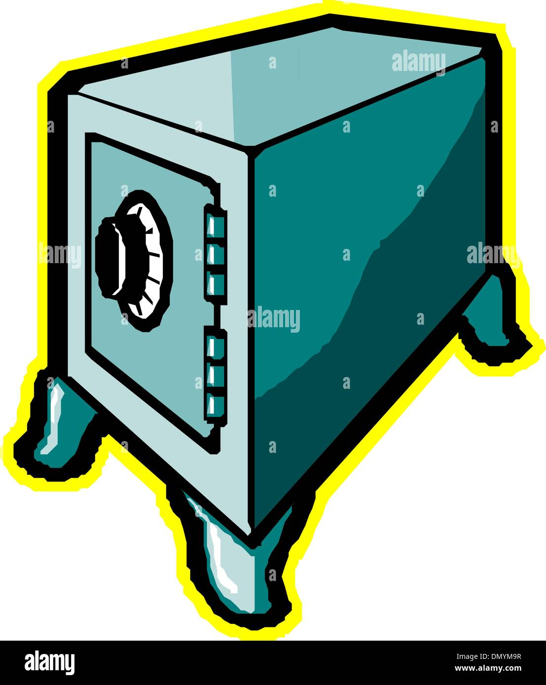 Bank vault locked Stock Vector Images - Alamy