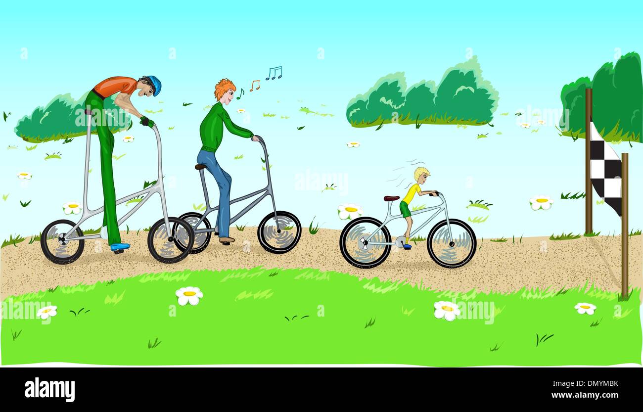 Funny Cycling High Resolution Stock Photography and Images - Alamy