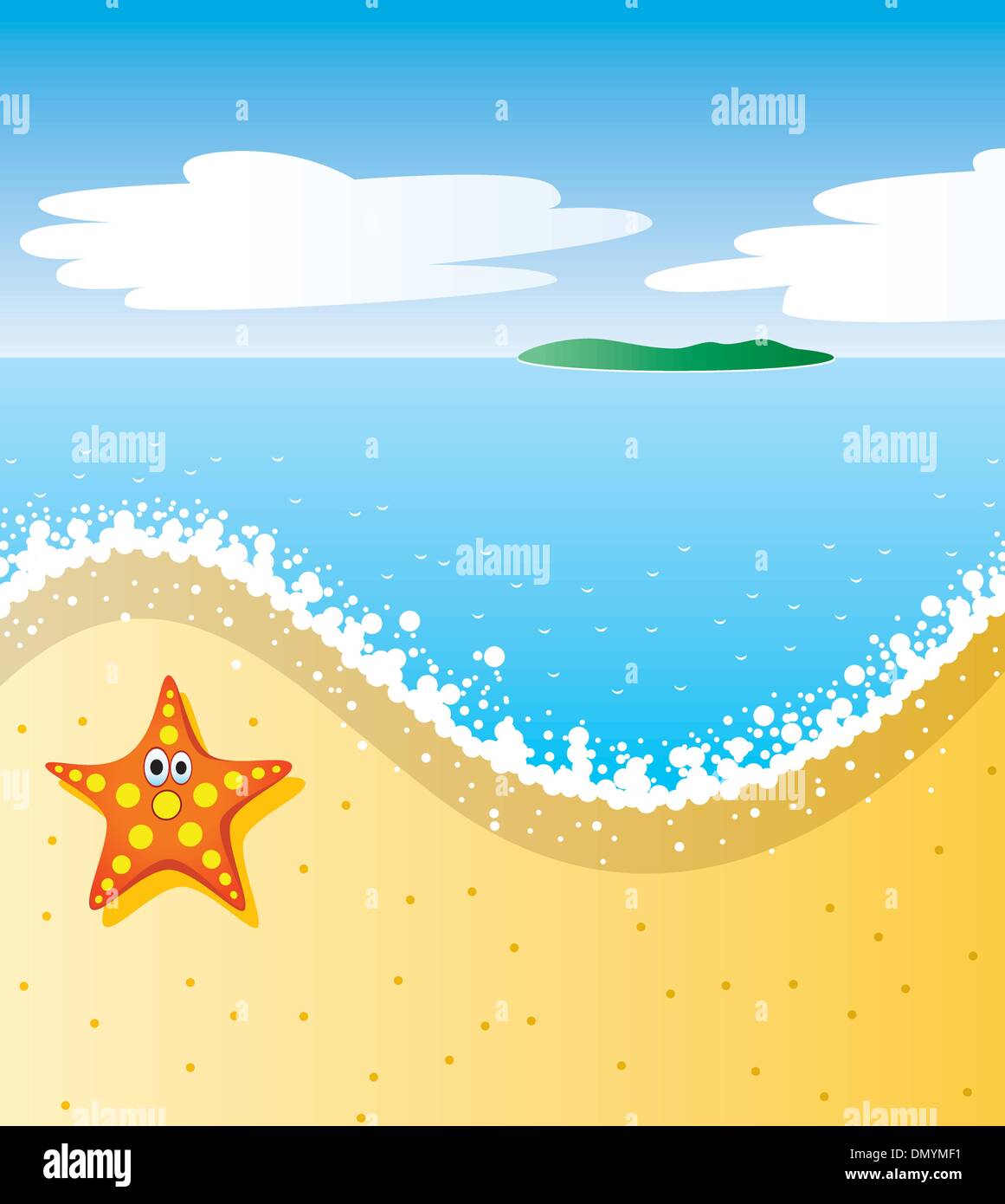 vector tropical beach Stock Vector Image & Art - Alamy