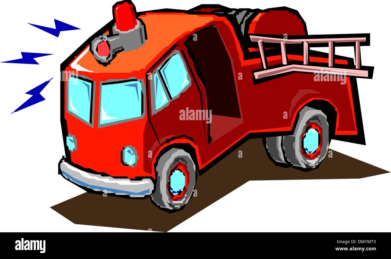 Fire engine Stock Vector Images - Alamy
