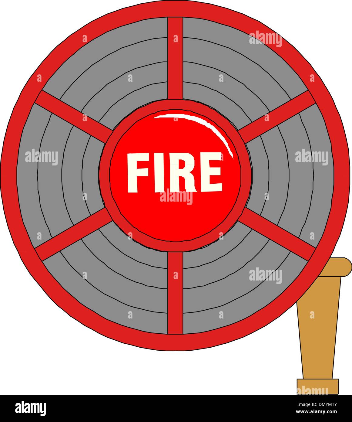 Fire extinguishing technique Stock Vector Images - Alamy