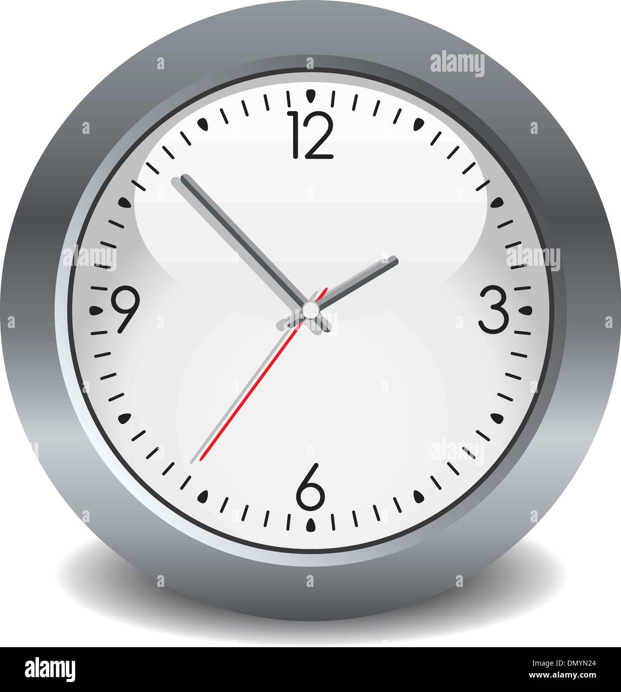Vector clock vector vectors hi-res stock photography and images - Alamy