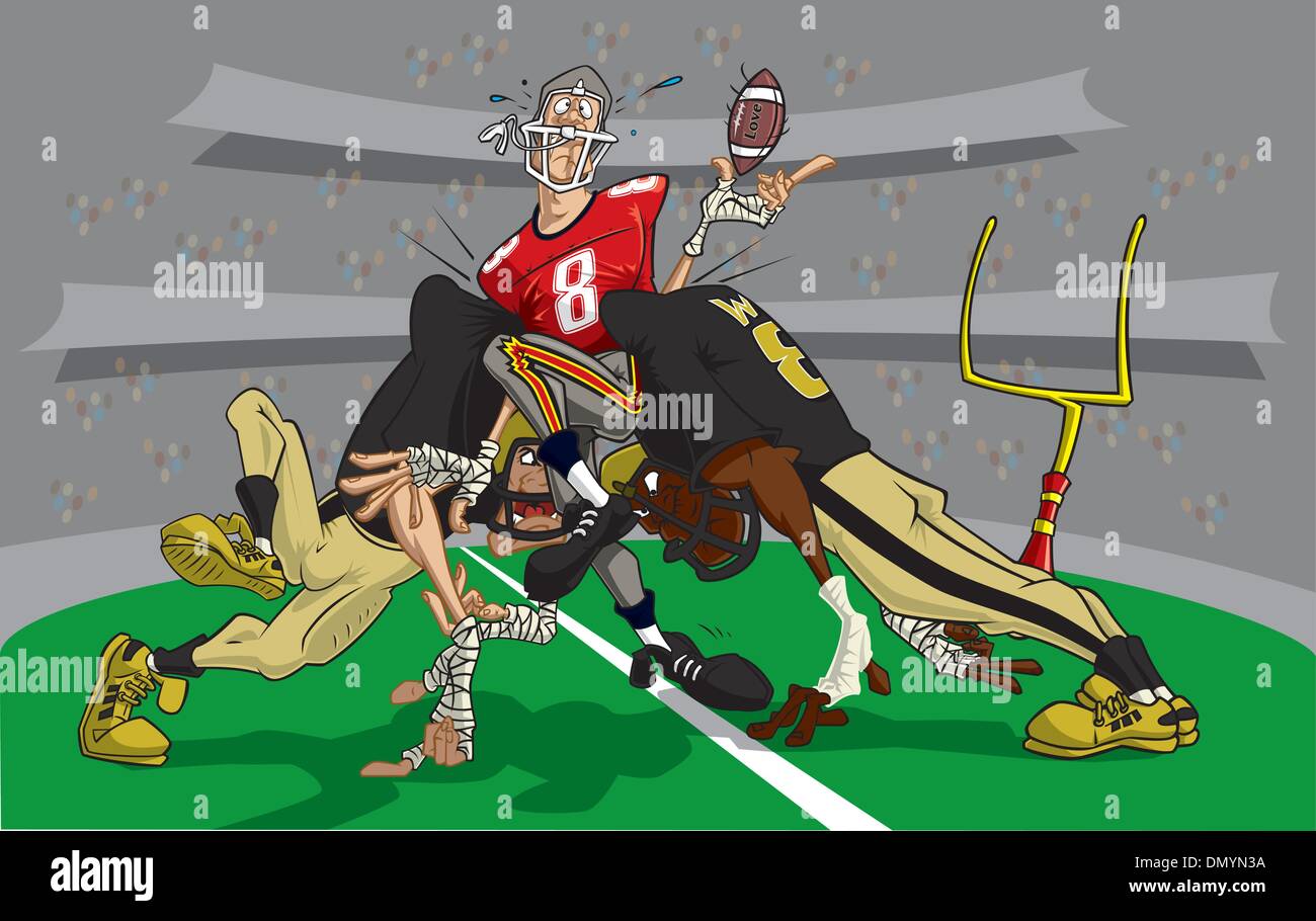 Crowd in football stadium Stock Vector Images - Alamy