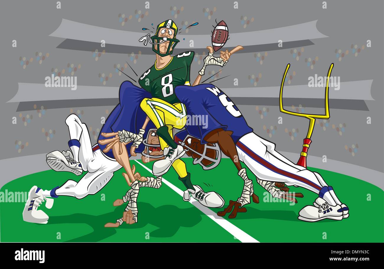 American sports audience Stock Vector Images - Alamy