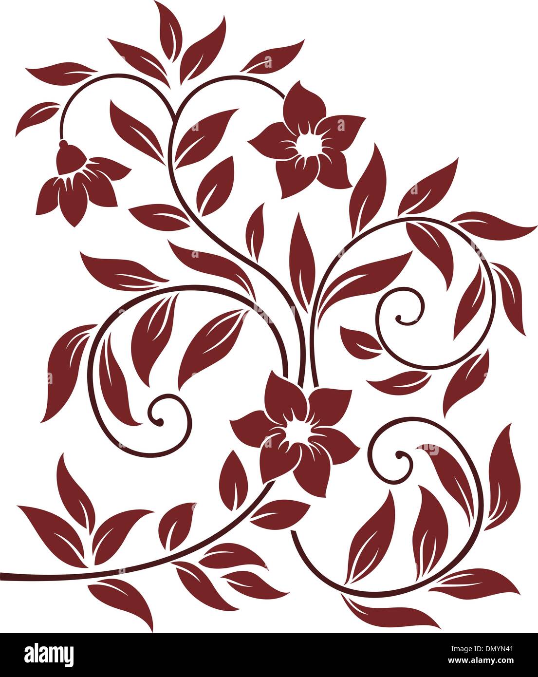 Decorative floral background Stock Vector Image & Art - Alamy