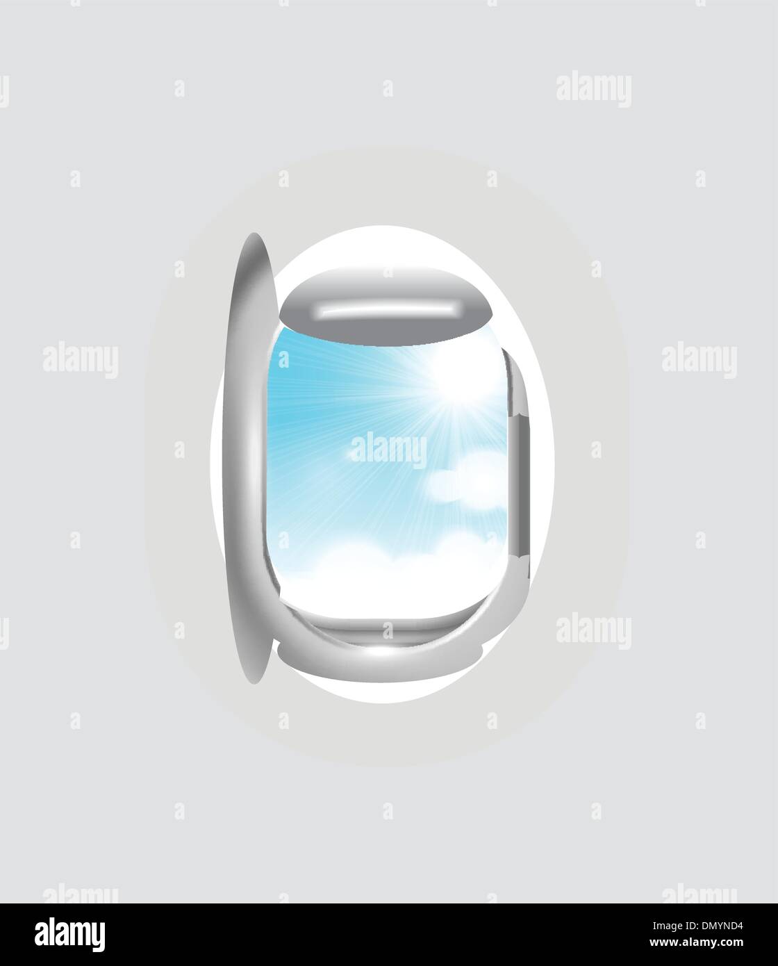 Out of airplane window Stock Vector Images - Alamy