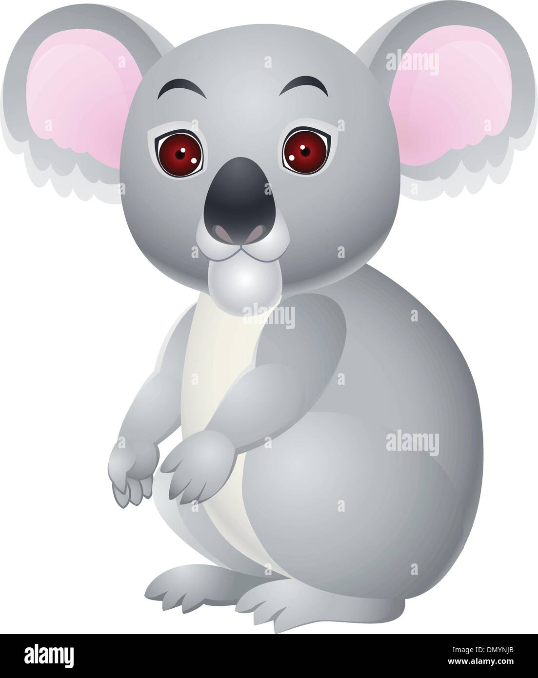 Adorable bear cub sitting Stock Vector Images - Alamy
