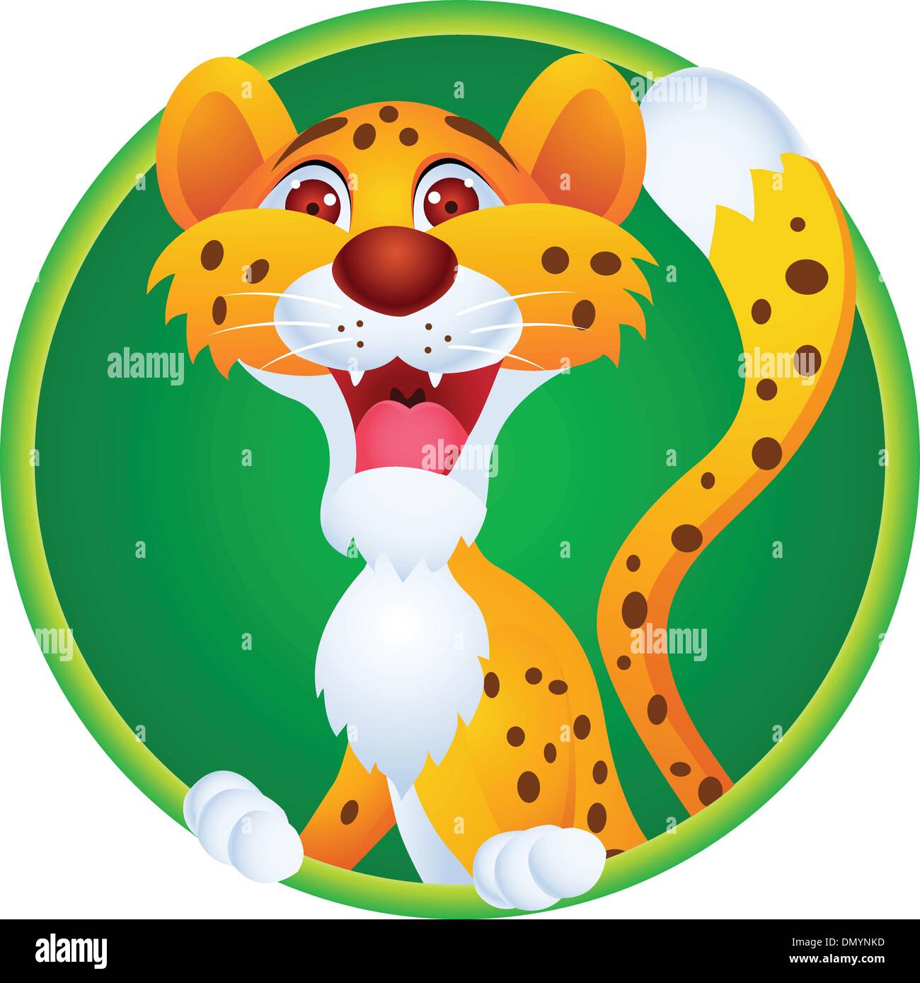 Cartoon cheetah vector vectors hi-res stock photography and images - Alamy