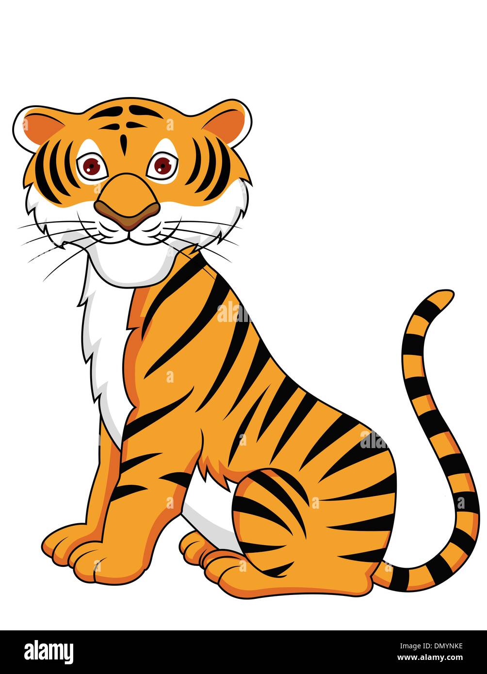 Tiger stripes vector Cut Out Stock Images & Pictures - Alamy
