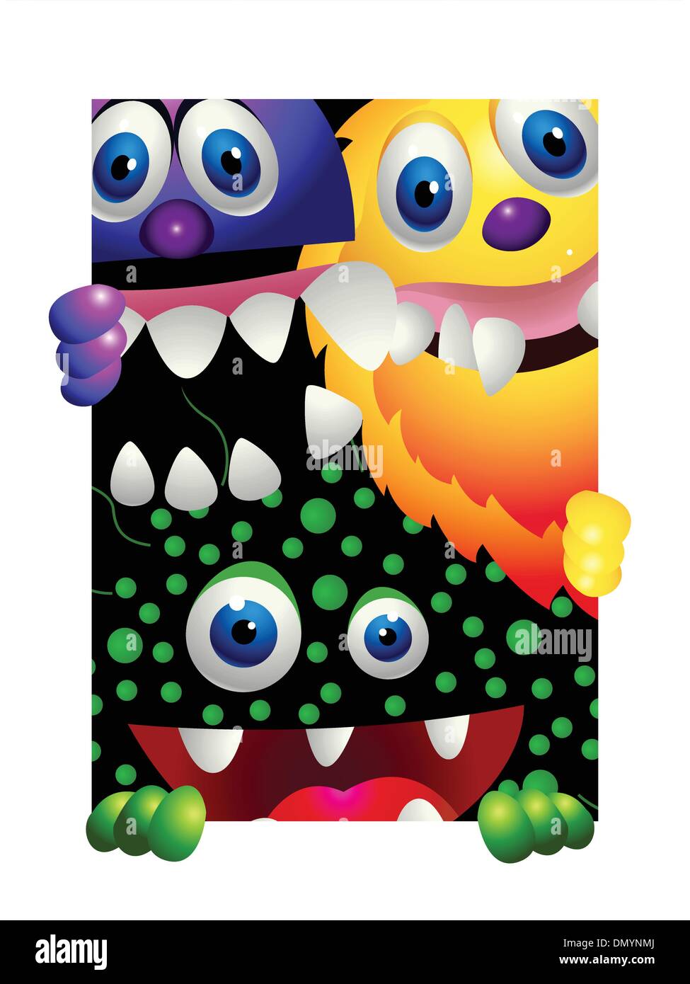 Monster cartoon hi-res stock photography and images - Alamy