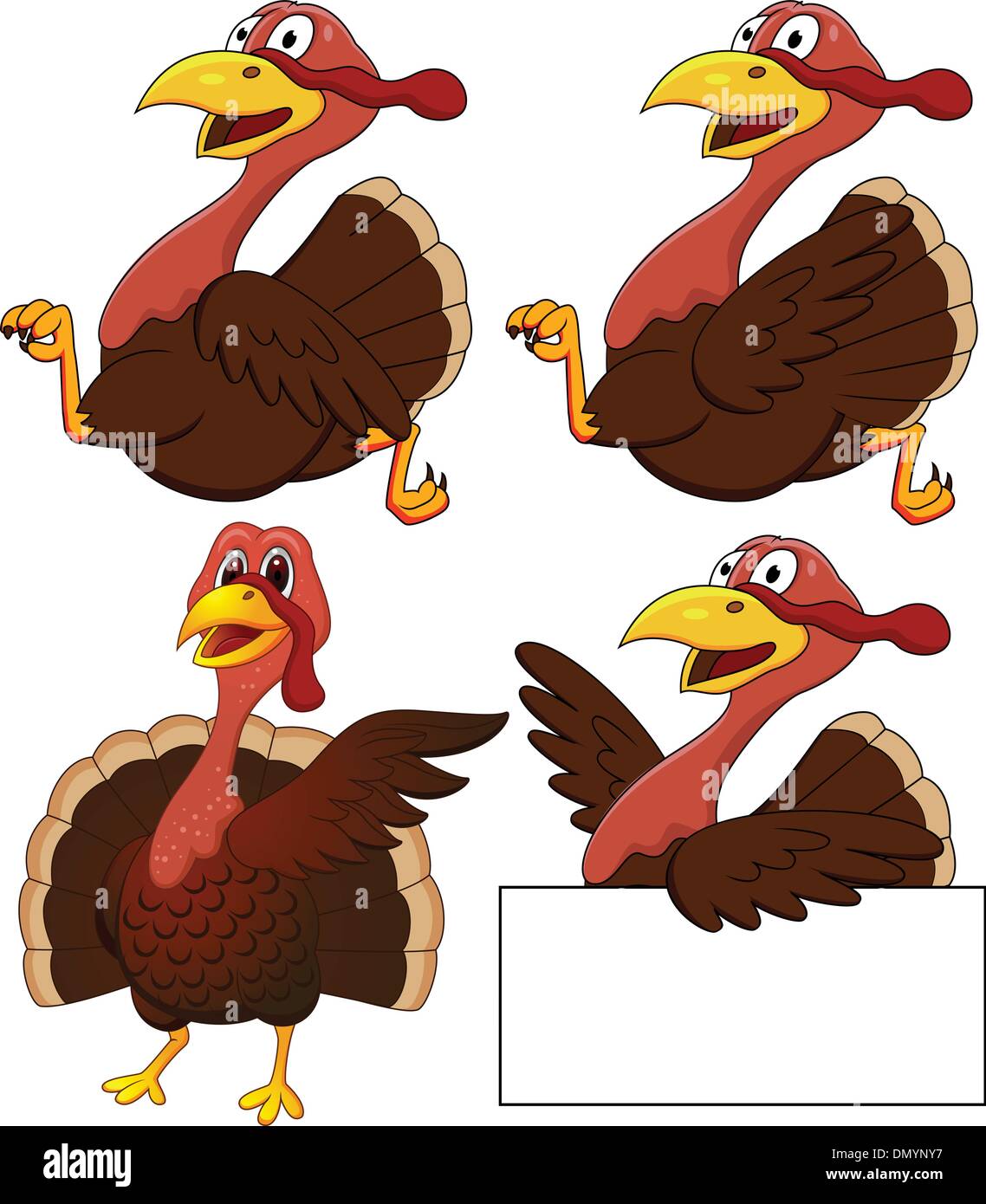 Turkey cartoon hi-res stock photography and images - Alamy