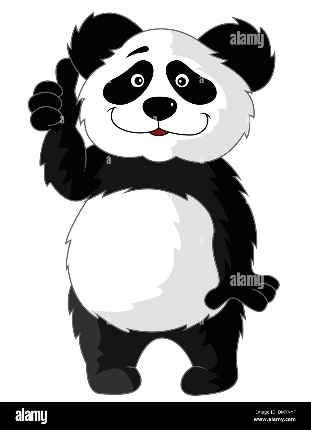 Panda cartoon with thumb up Stock Vector Image & Art - Alamy
