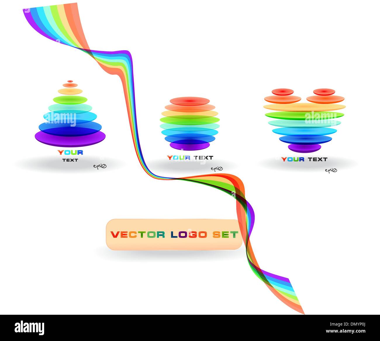 Vector logo set Stock Vector Image & Art - Alamy