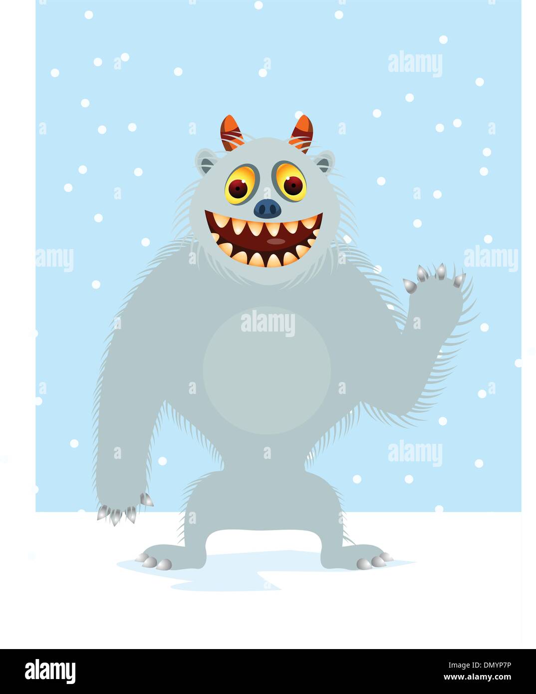 Yeti cartoon hi-res stock photography and images - Alamy