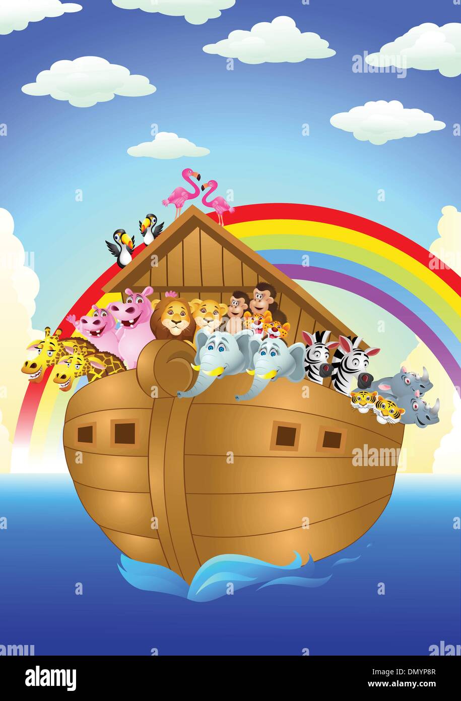 Noah and the rainbow hi-res stock photography and images - Alamy