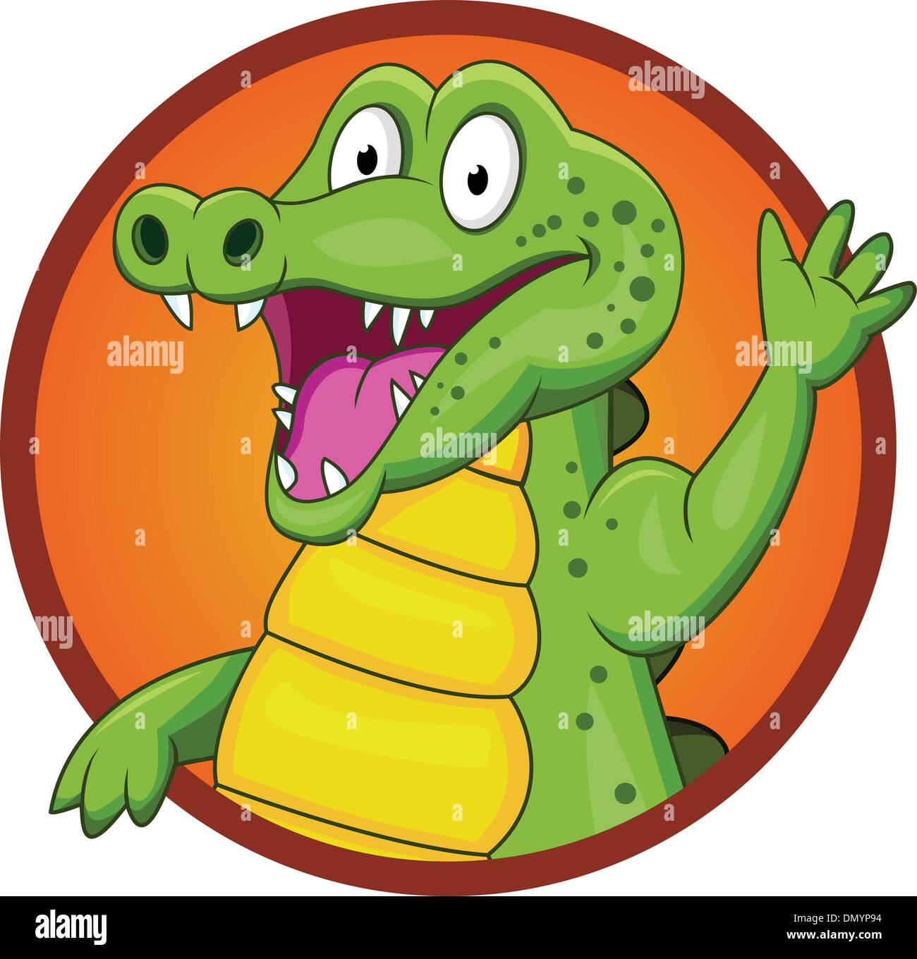 Fat crocodile cartoon hi-res stock photography and images - Alamy