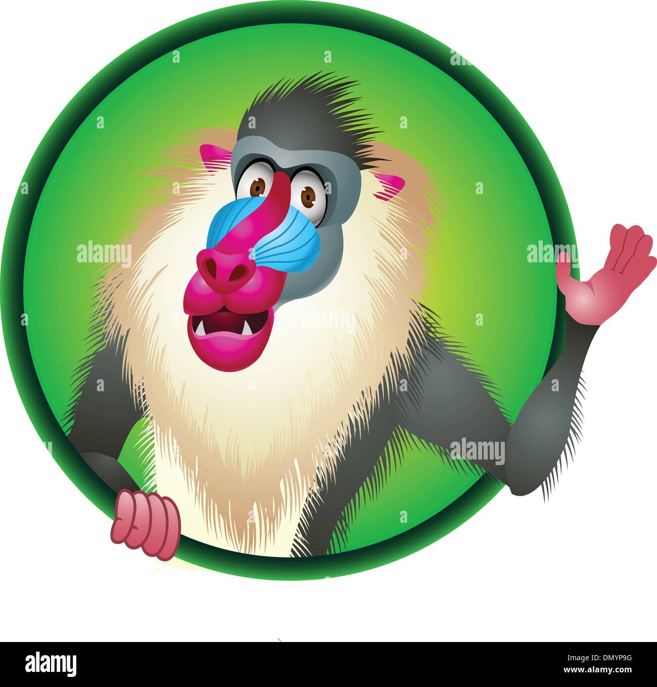 Drawing illustration art baboon hi-res stock photography and images - Alamy