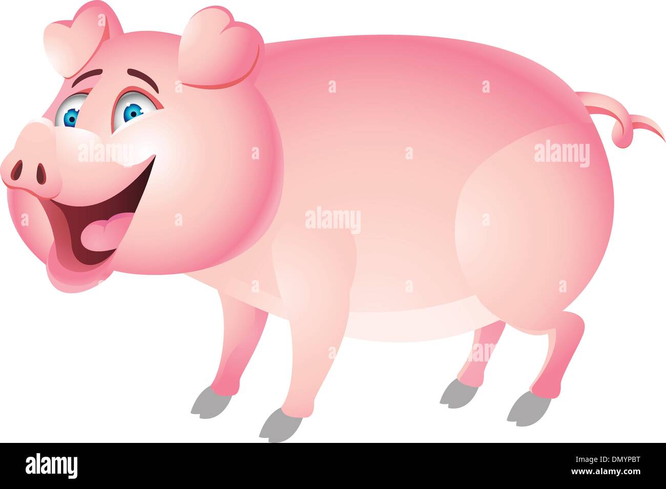 Pig cartoon hi-res stock photography and images - Alamy