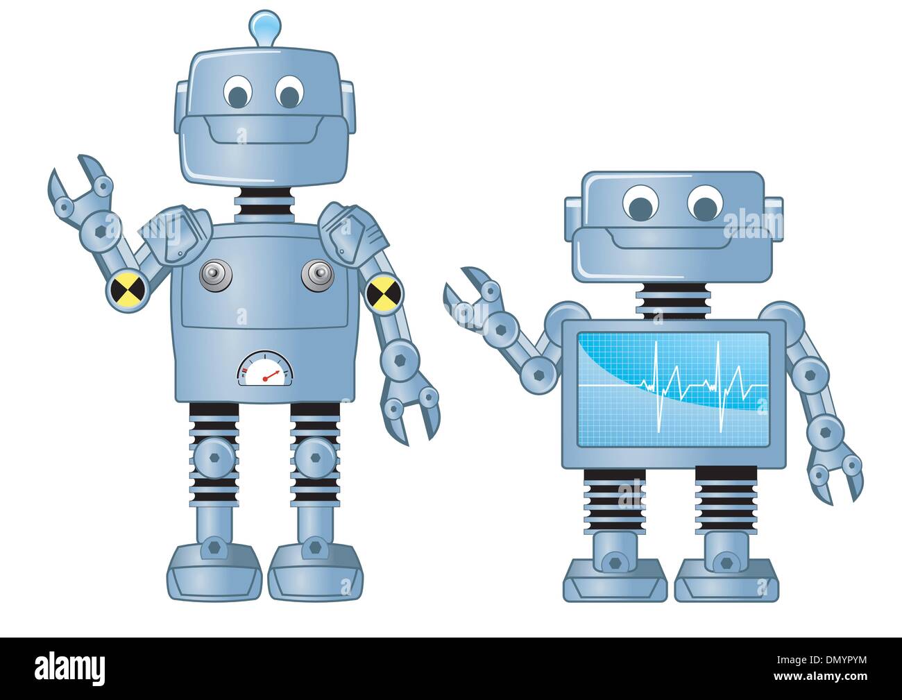 Cardboard robot toy Stock Vector Images - Alamy