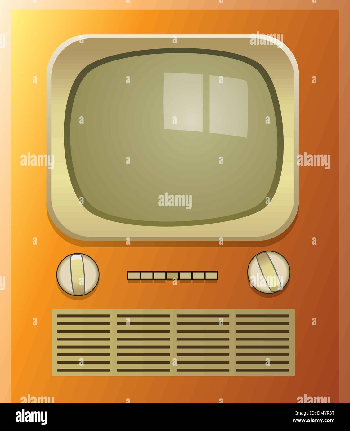 vector retro tv set Stock Vector Image & Art - Alamy