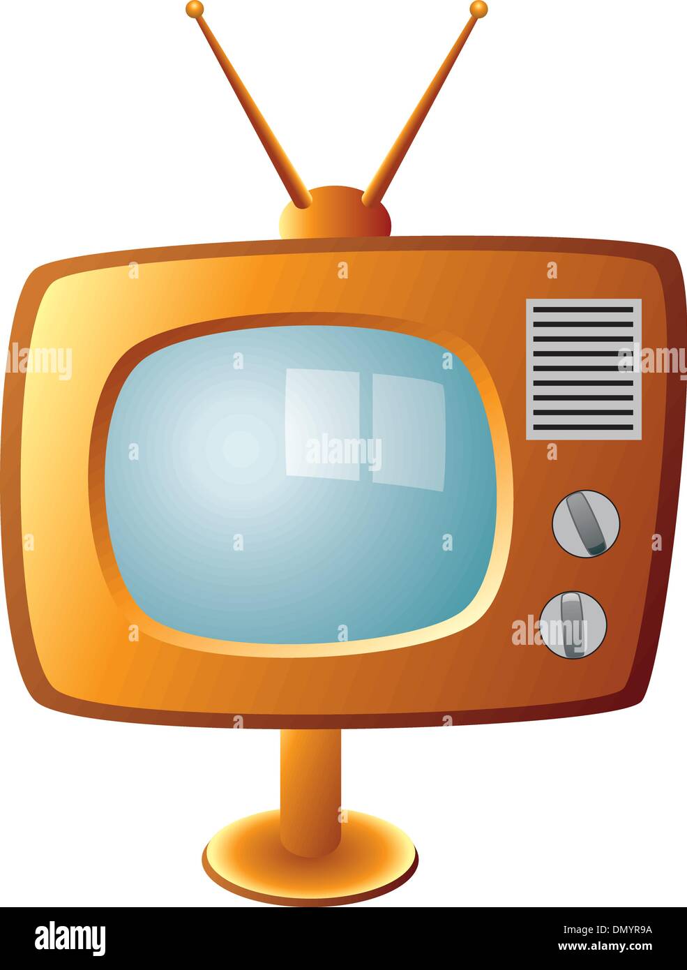 vector retro tv set Stock Vector Image & Art - Alamy