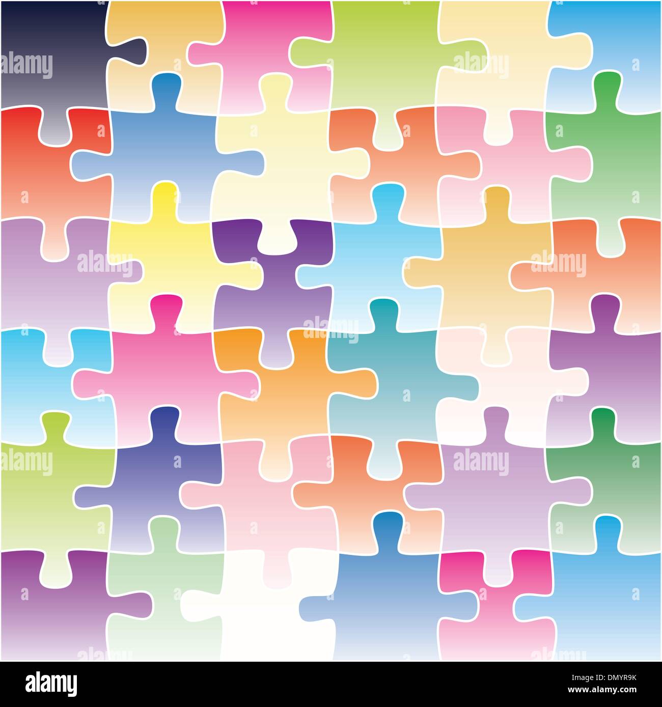 vector colorful puzzle background Stock Vector Image & Art - Alamy