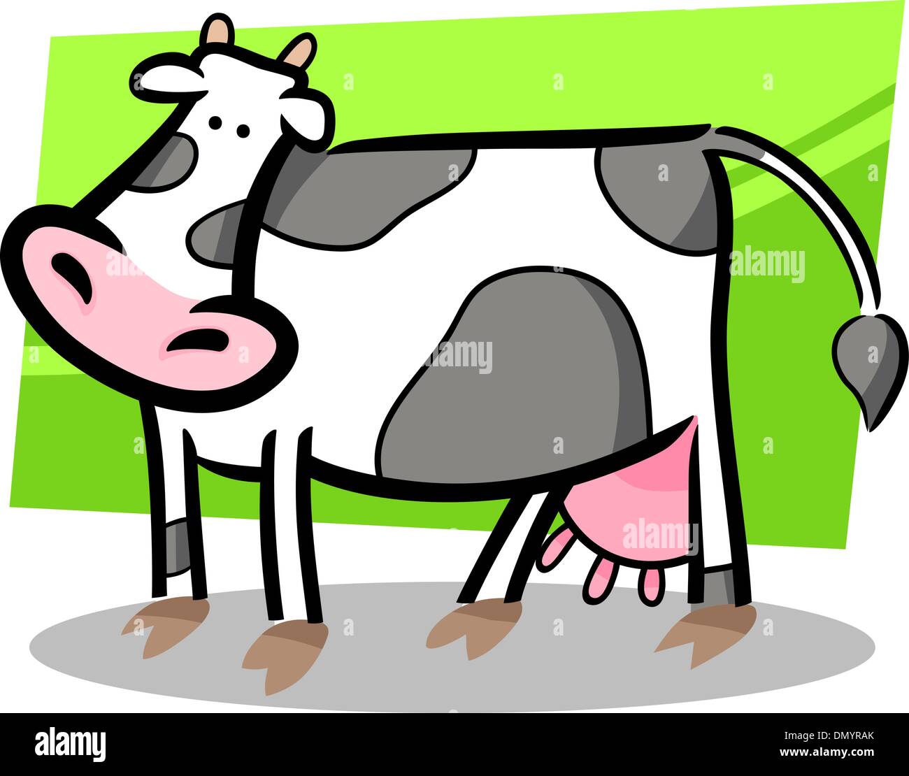 cartoon doodle of farm cow Stock Vector Image & Art - Alamy