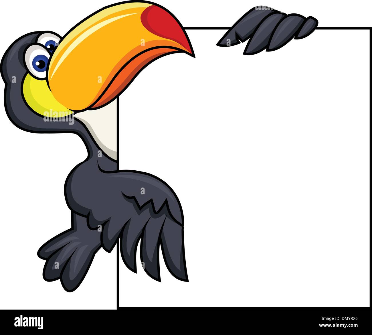 Toucan bird with blank sign Stock Vector Image & Art - Alamy