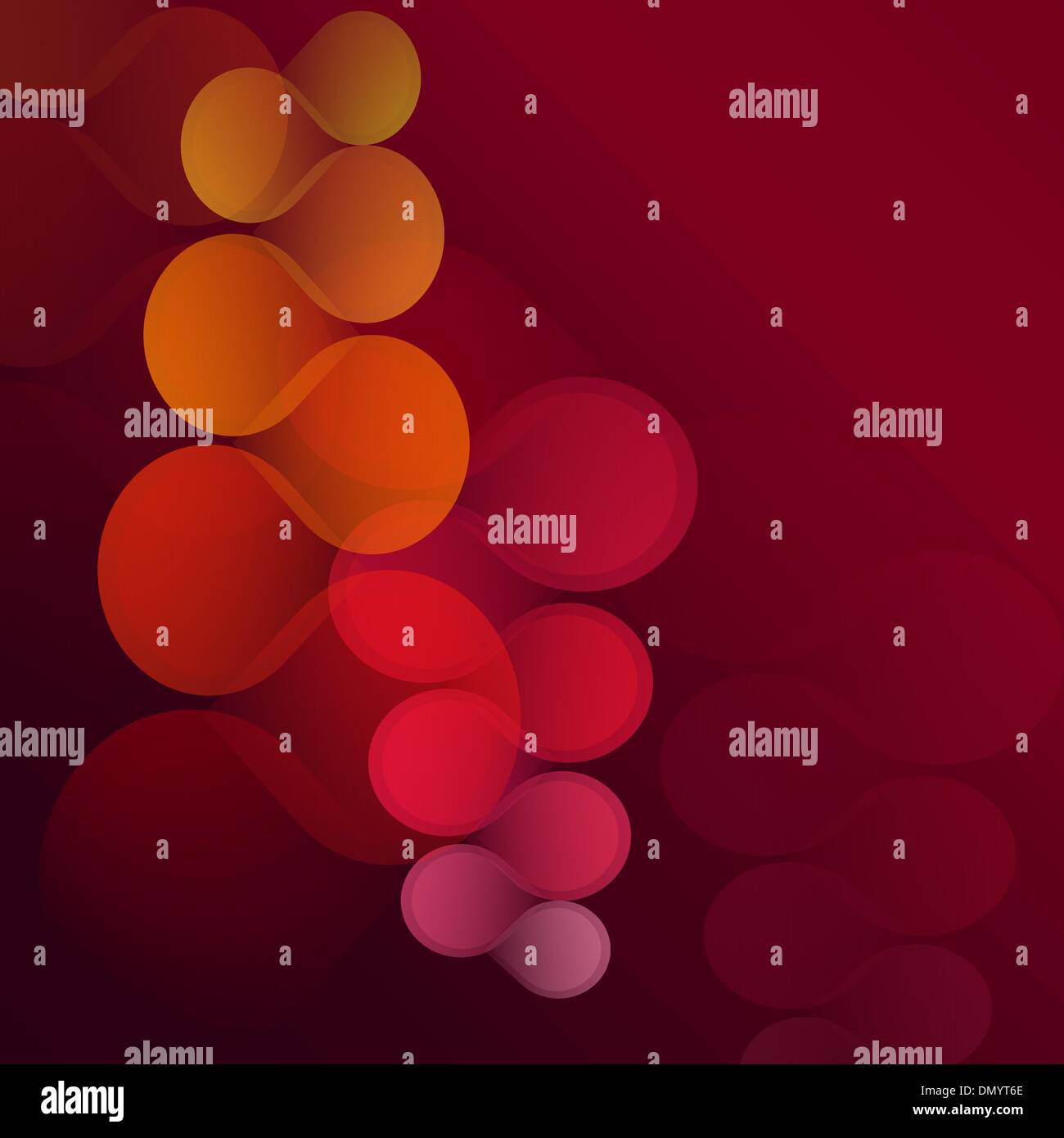 Red flowing circles Stock Vector Image & Art - Alamy