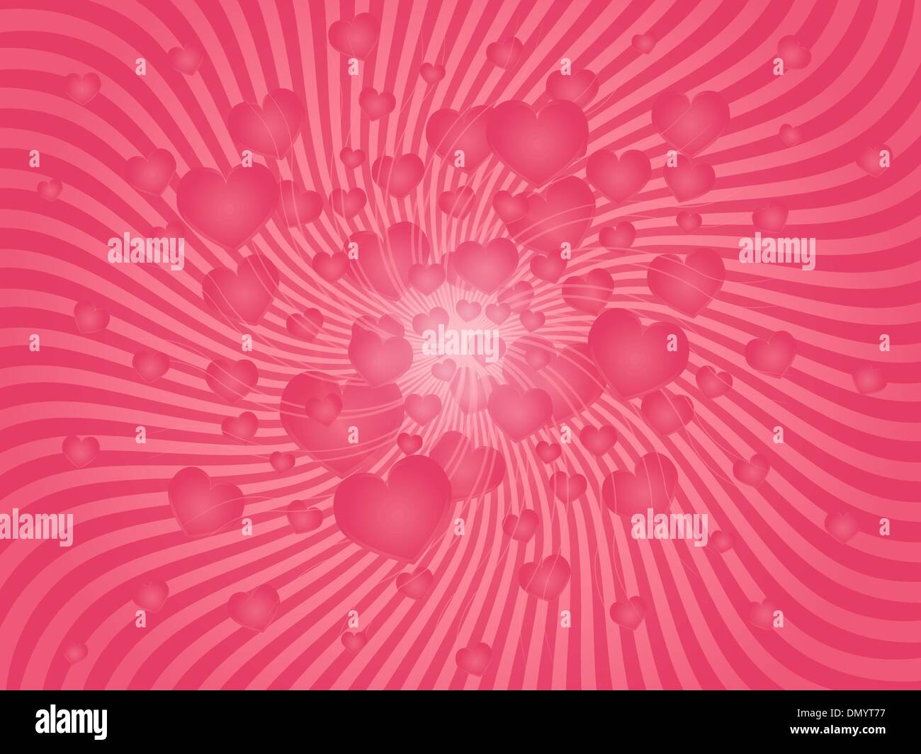 Illustration heart explosion hi-res stock photography and images - Alamy