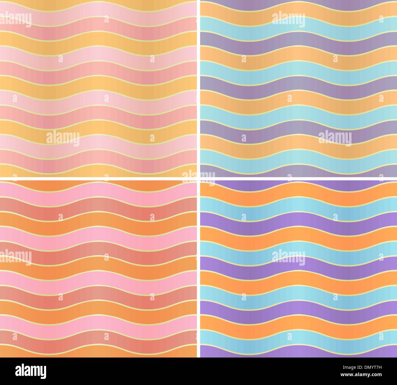 Pink wavy pattern Stock Vector Images - Alamy