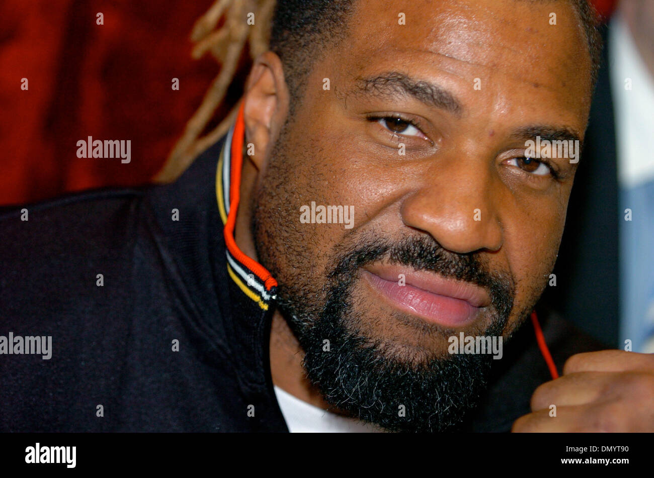 Nov 10, 2006; MANHATTAN, NEW YORK, USA; SHANNON "THE CANNON" BRIGGS is ...