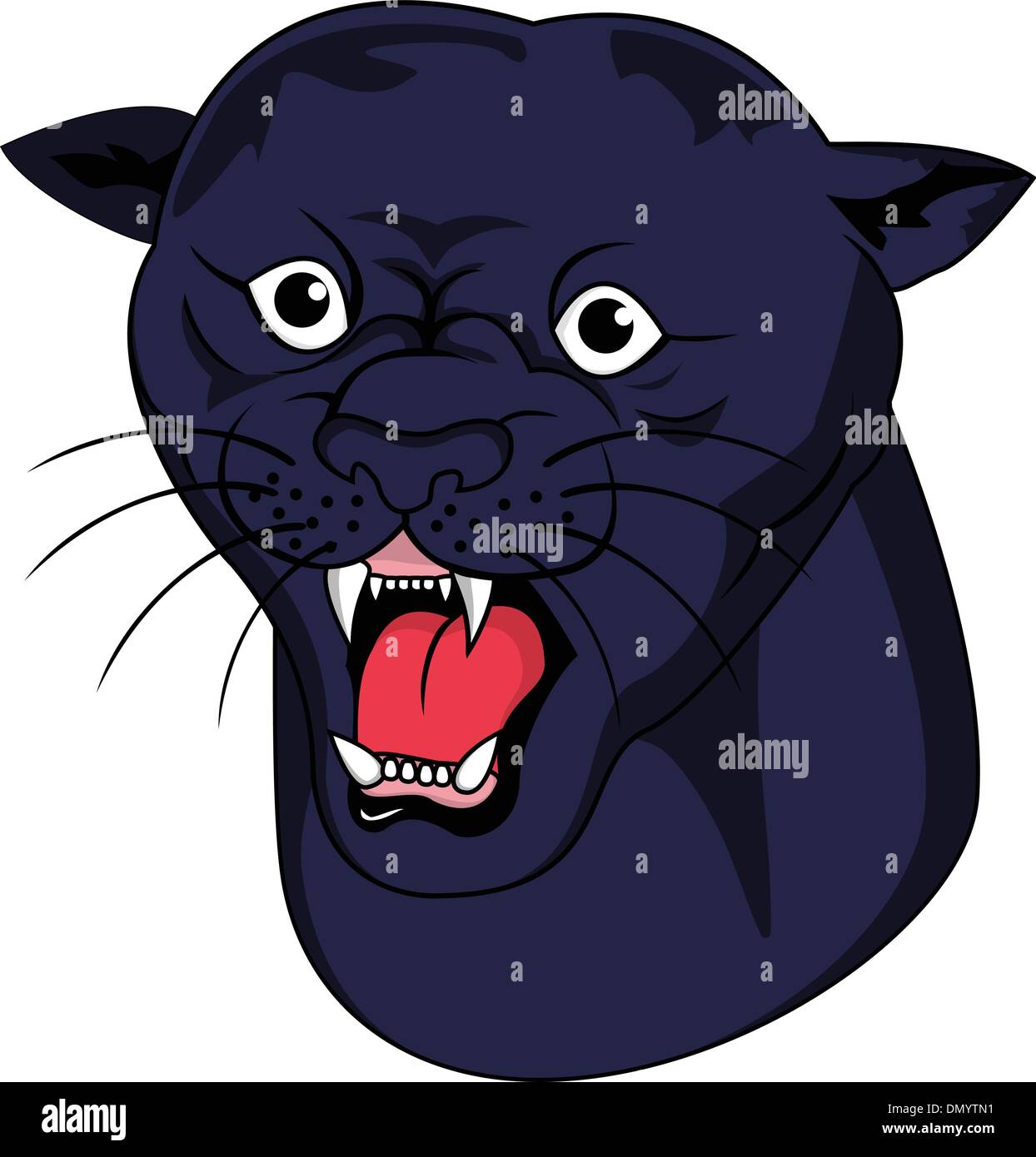Cartoon Panther Head