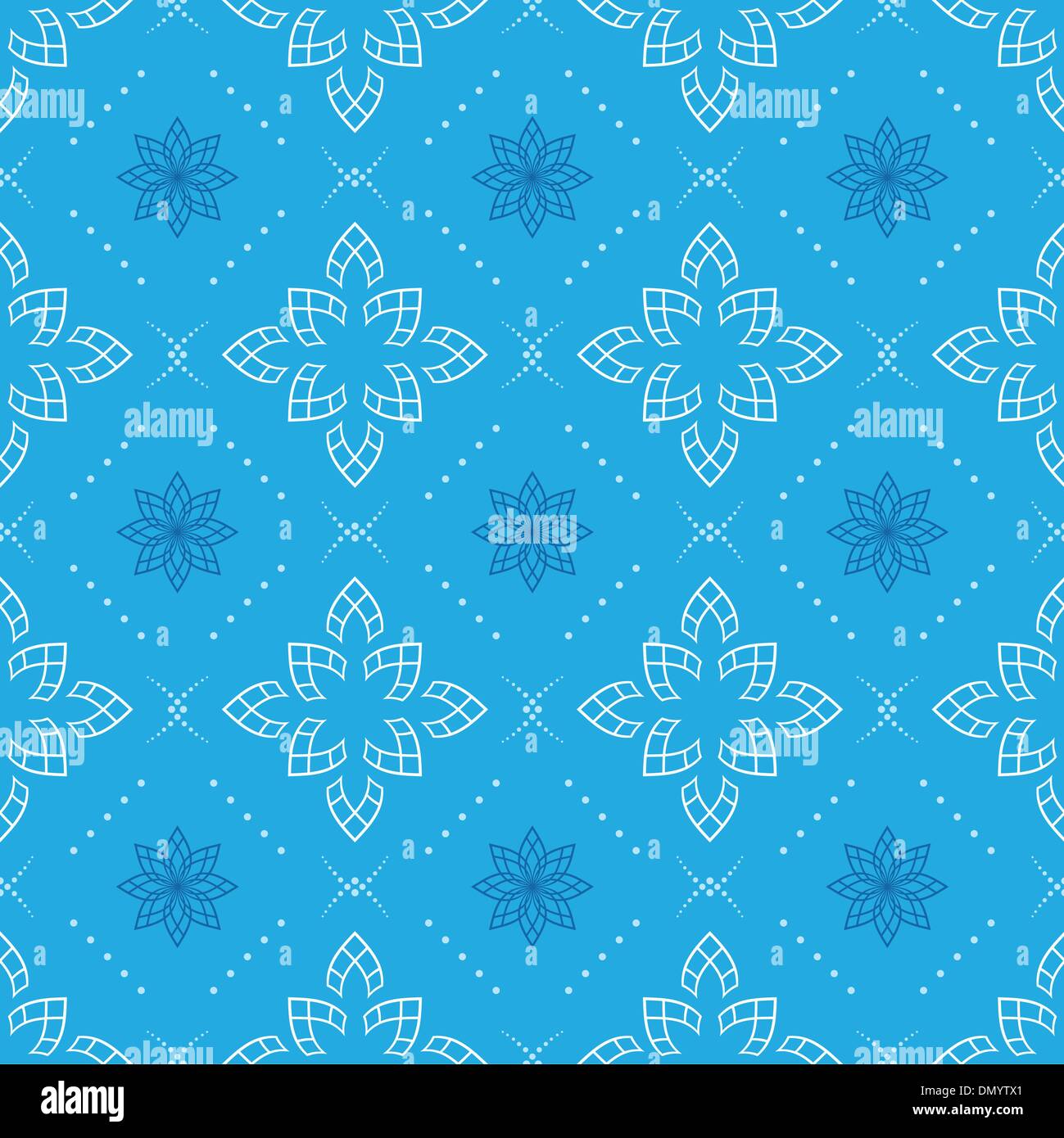vector blue seamless geometrical pattern Stock Vector Image & Art - Alamy