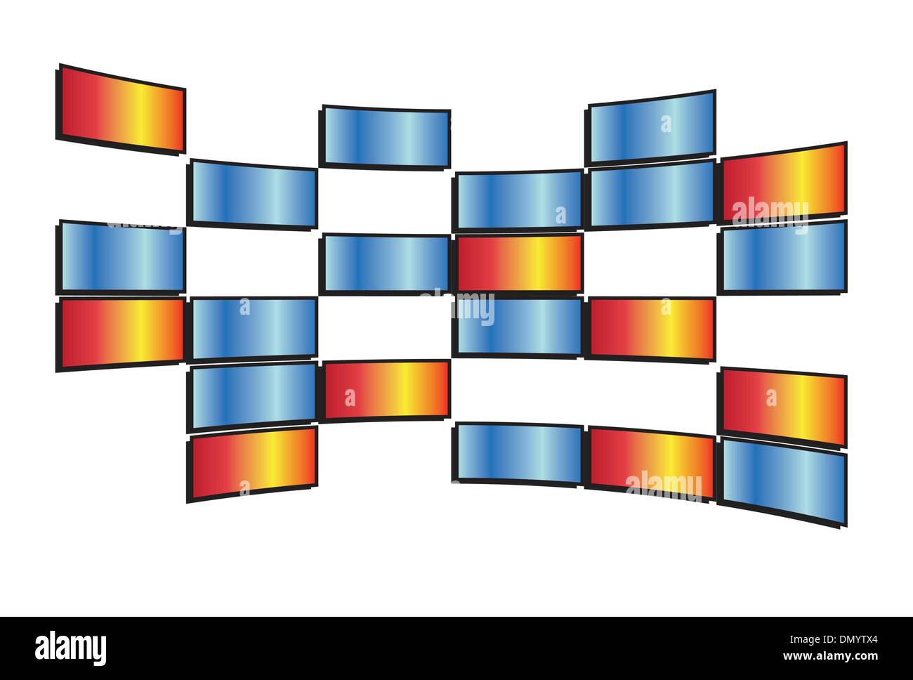 Media screens Stock Vector Images - Alamy