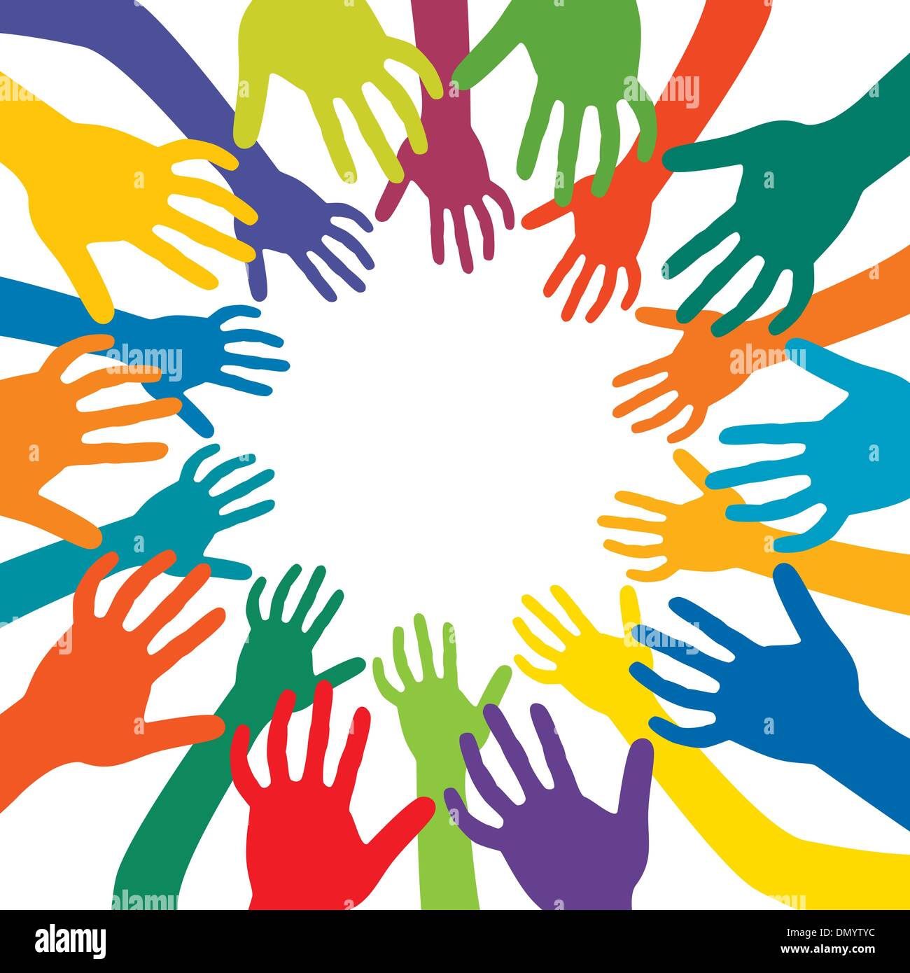 Kids hands fingers Stock Vector Images - Alamy