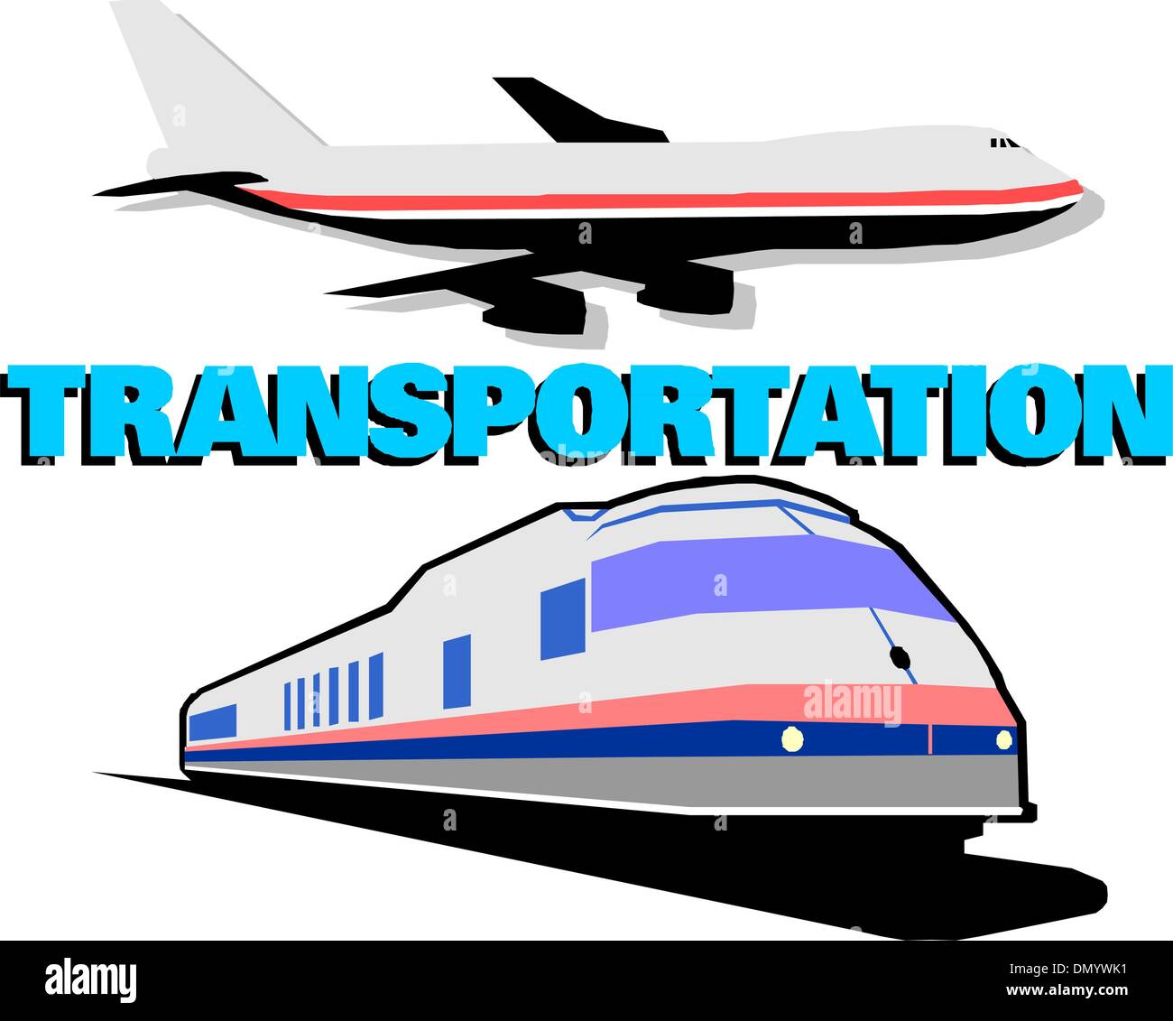 Heavy cargo aircraft Stock Vector Images - Alamy