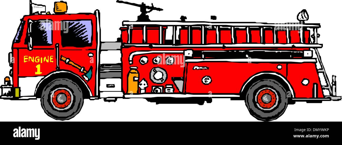 Ladder Fire Truck Clip Art