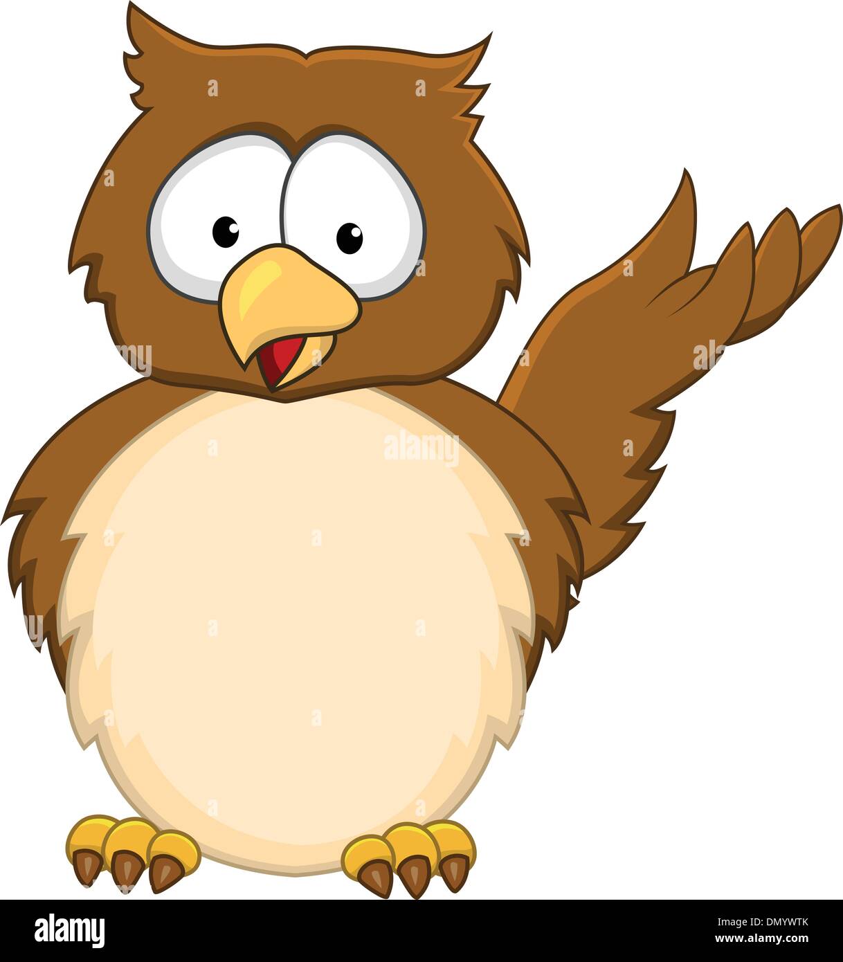 Cartoon Big Eyes Owl High Resolution Stock Photography and Images - Alamy